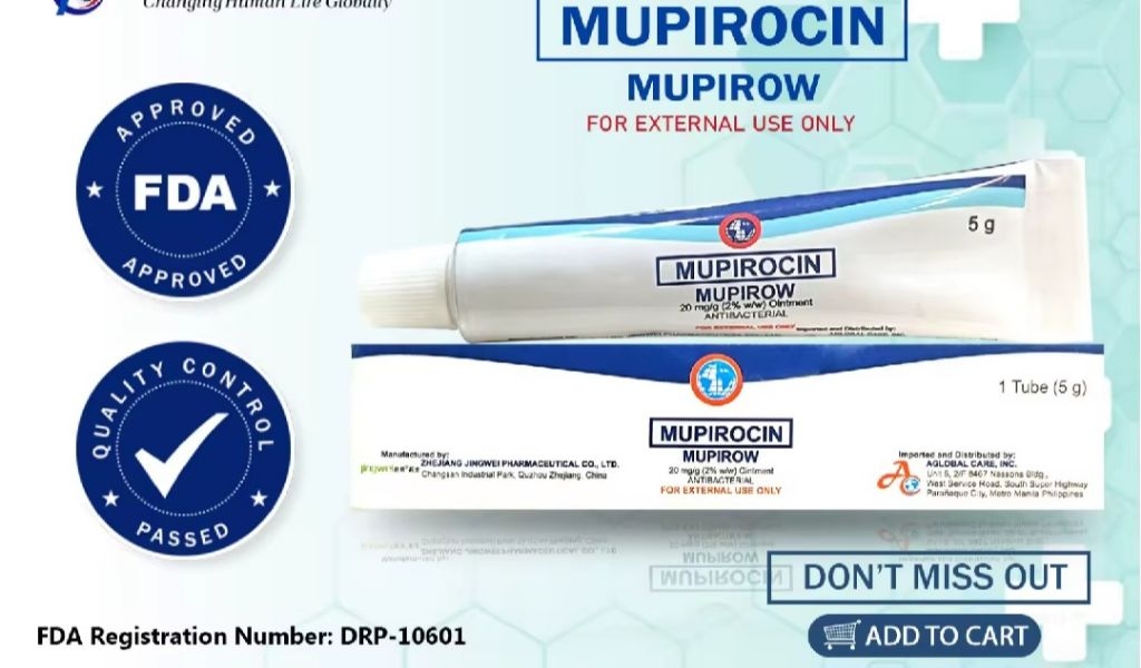Mupirocin (Mupirow) Ointment for Antibacterial For Skin Infections and ...