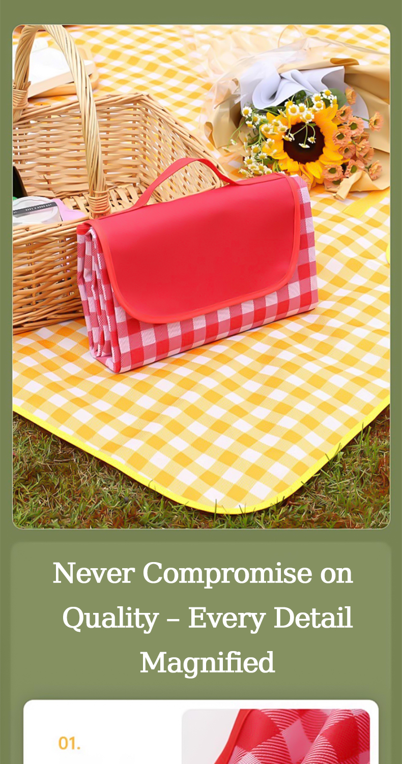 Portable Picnic Mat Outdoor Waterproof Mat Outdoor Family Camping Beach ...