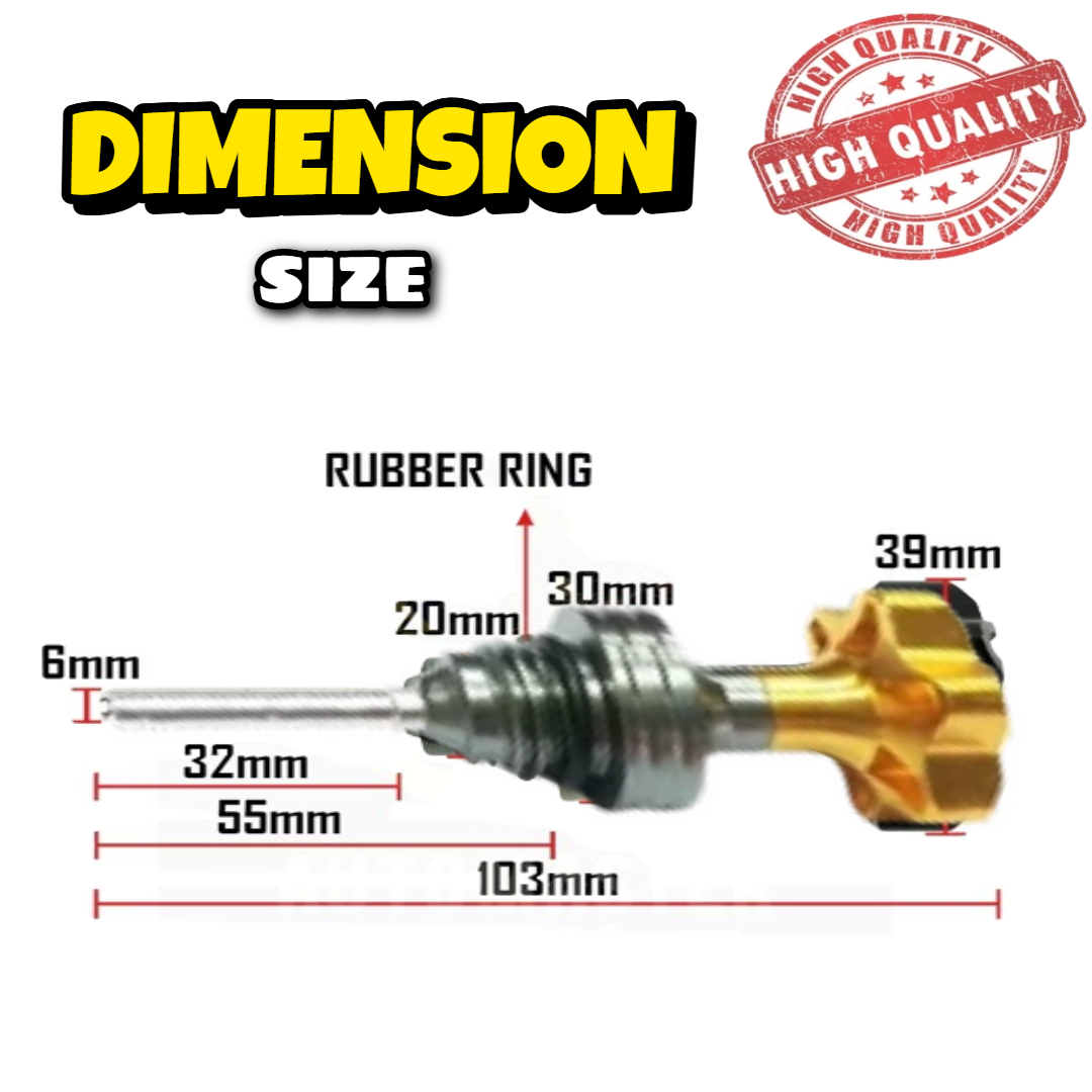 YAMAHA FIN - OIL DEEP STICK For Motorcycle | Oil Cup Dip Stick |COD ...