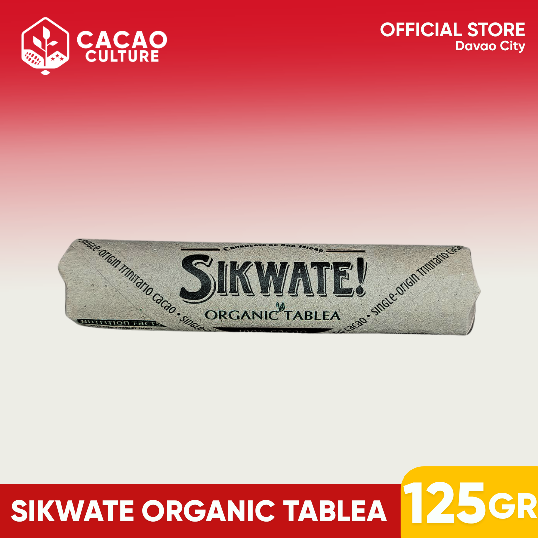 Pure Organic Tablea 125g - SIKWATE! - 100% Single-Origin Davao Cacao ...