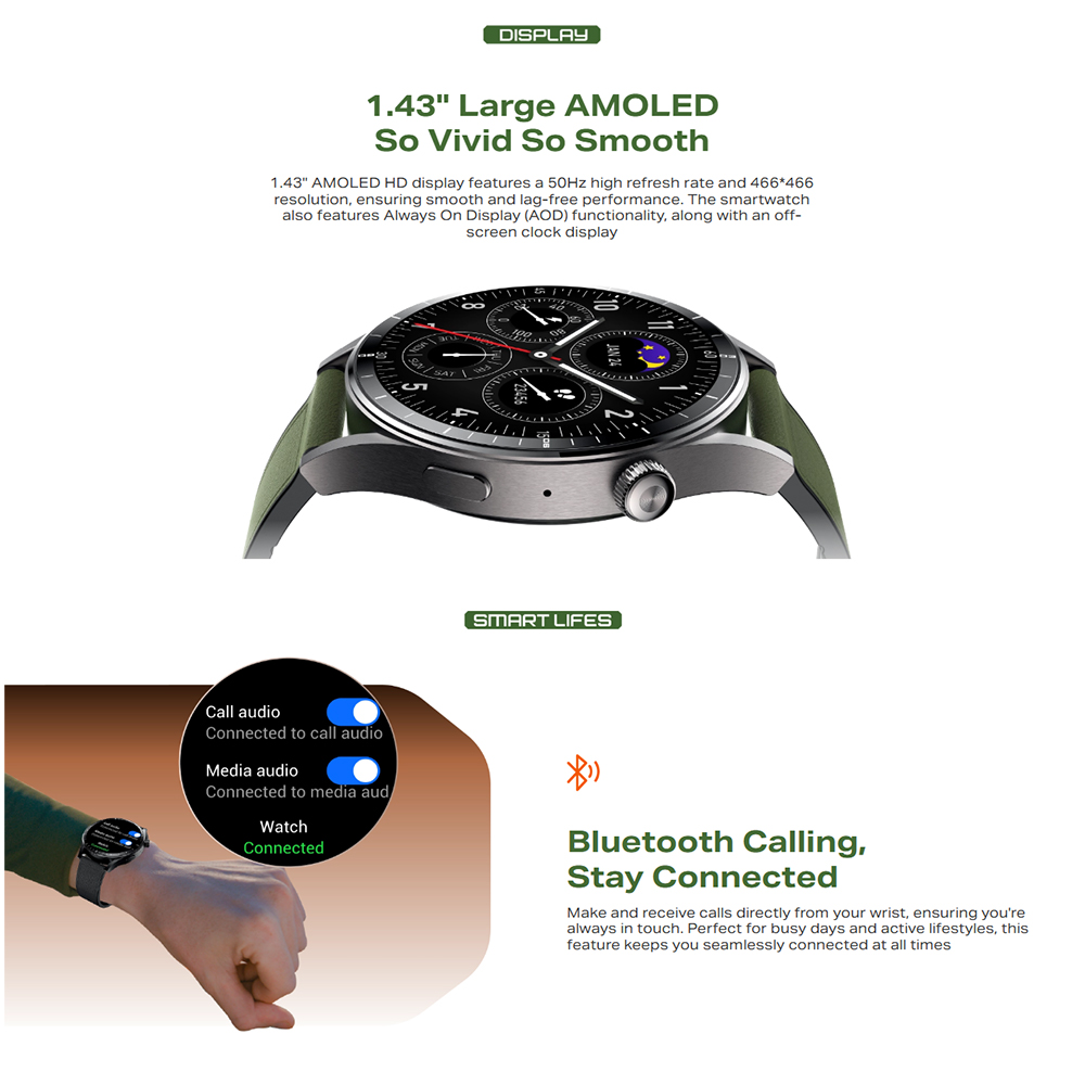 Infinix XWatch N4 Pro | AI-Empowered Smartwatch | Smart Health Check ...