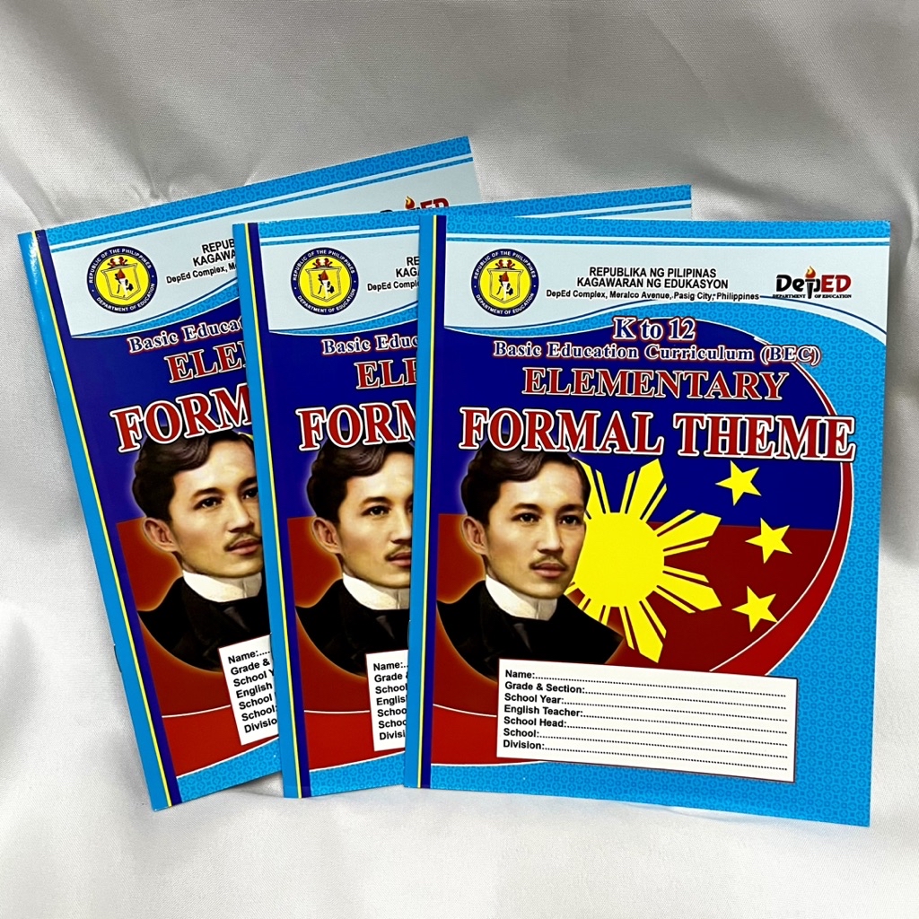 Formal Theme K-12 – Elementary , Junior High School | Basic Education ...