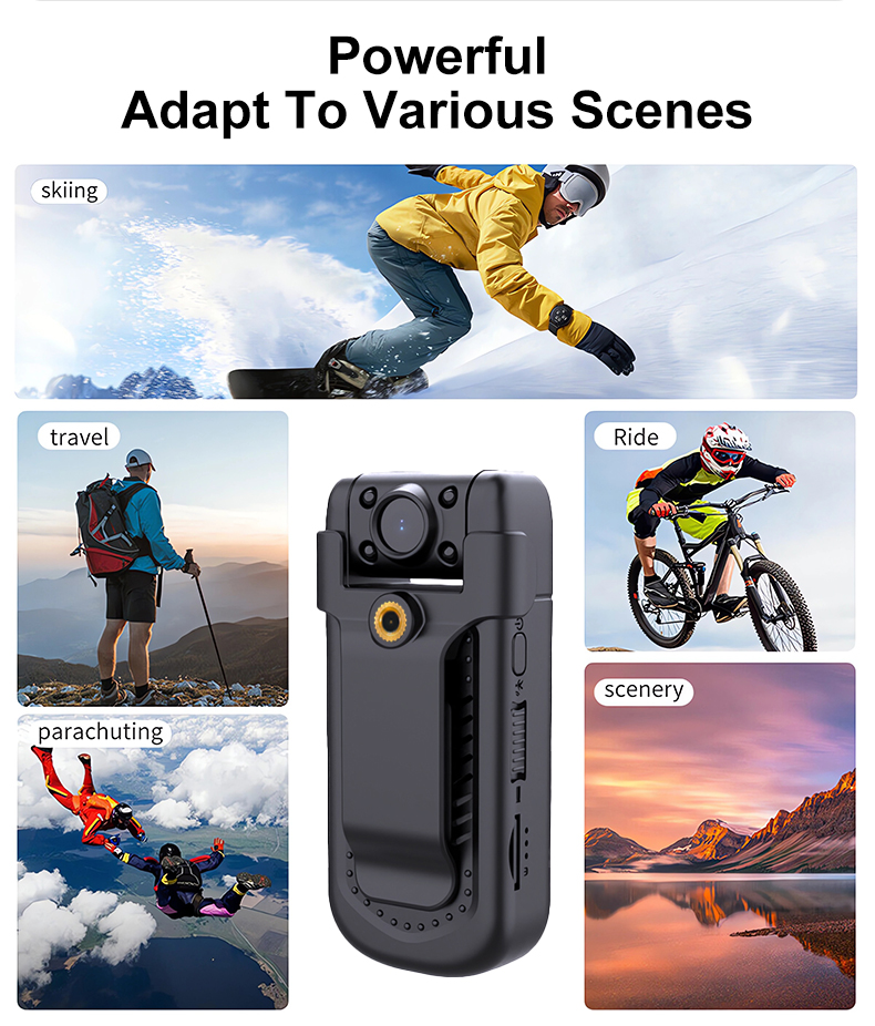Action Camera HD 1080p body outdoor cctv camera wifi waterproof ...