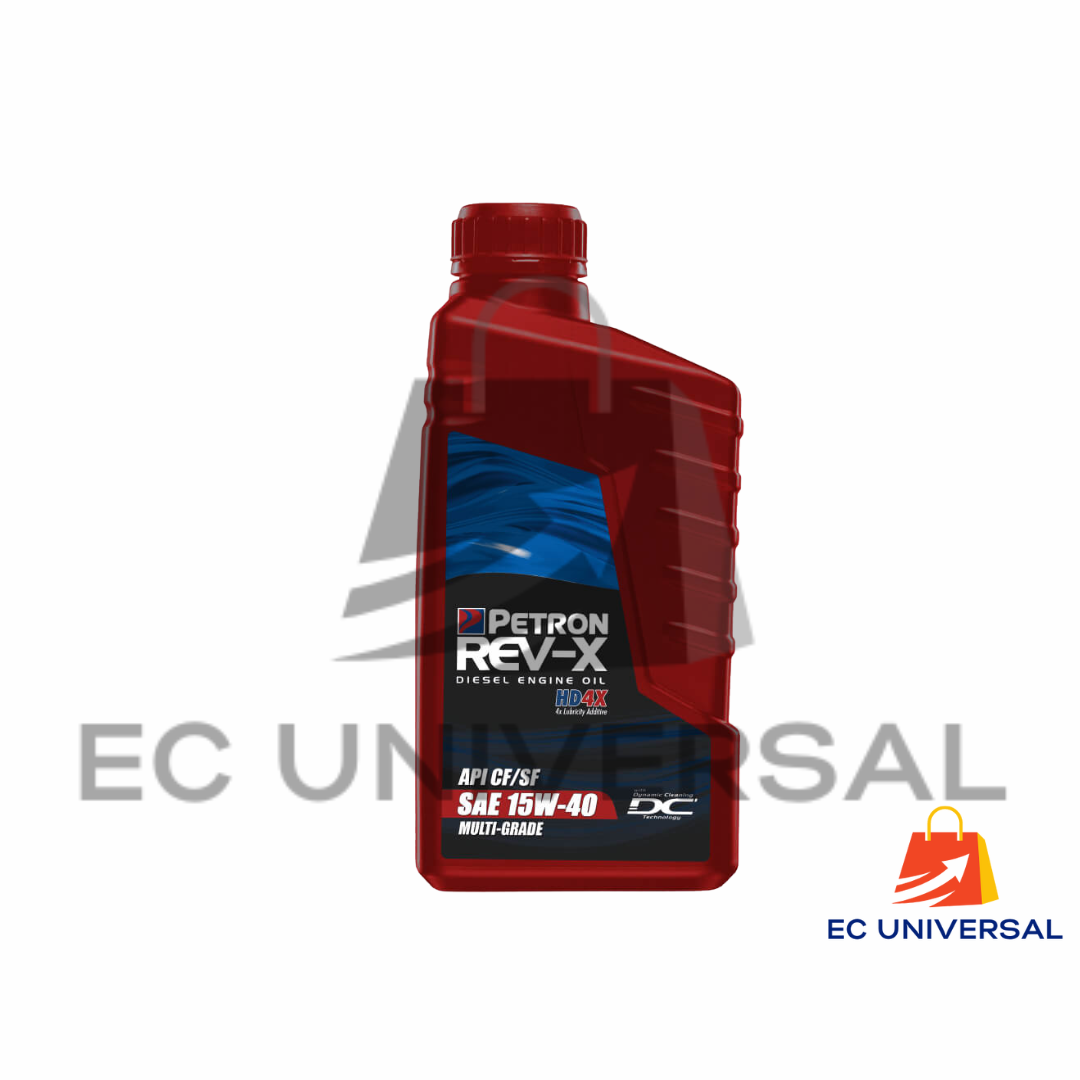 PETRON REV-X HD 4X MULTI-GRADE Diesel Engine Oil SAE 15W-40 (12X1 ...