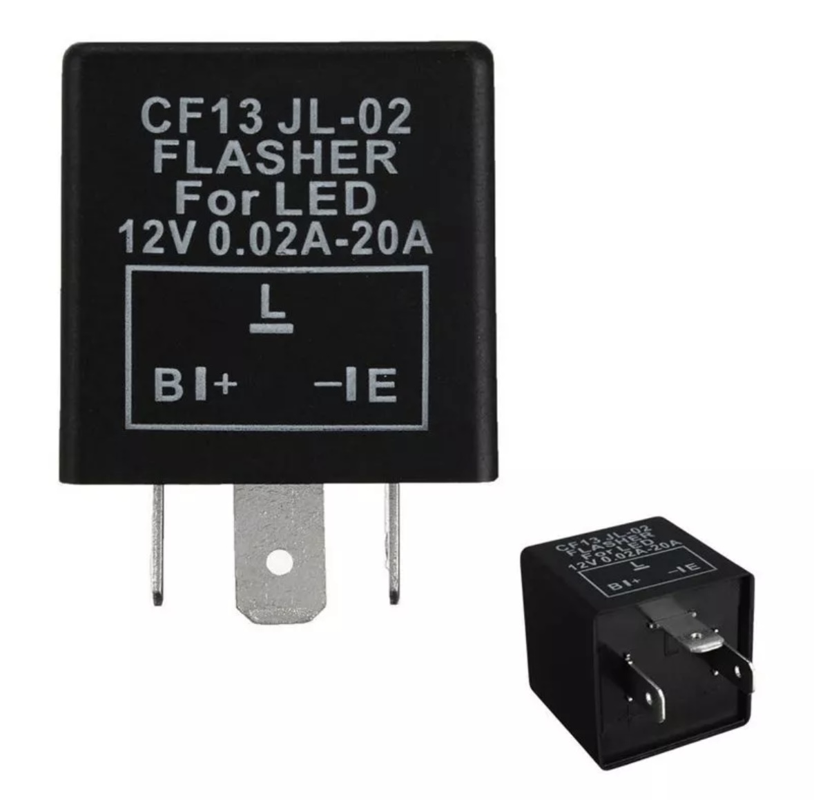12V Car LED Flasher Relay 3-pin CF13 JL-02 Fix Turn Signal Blinker ...