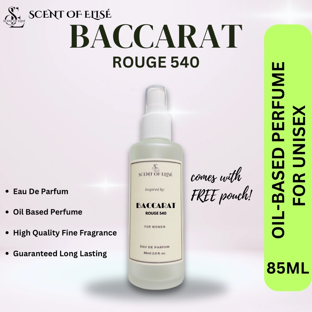 Bac@rat R0uge540 for Unisex Inspired Oil Based Perfume 85ml High ...