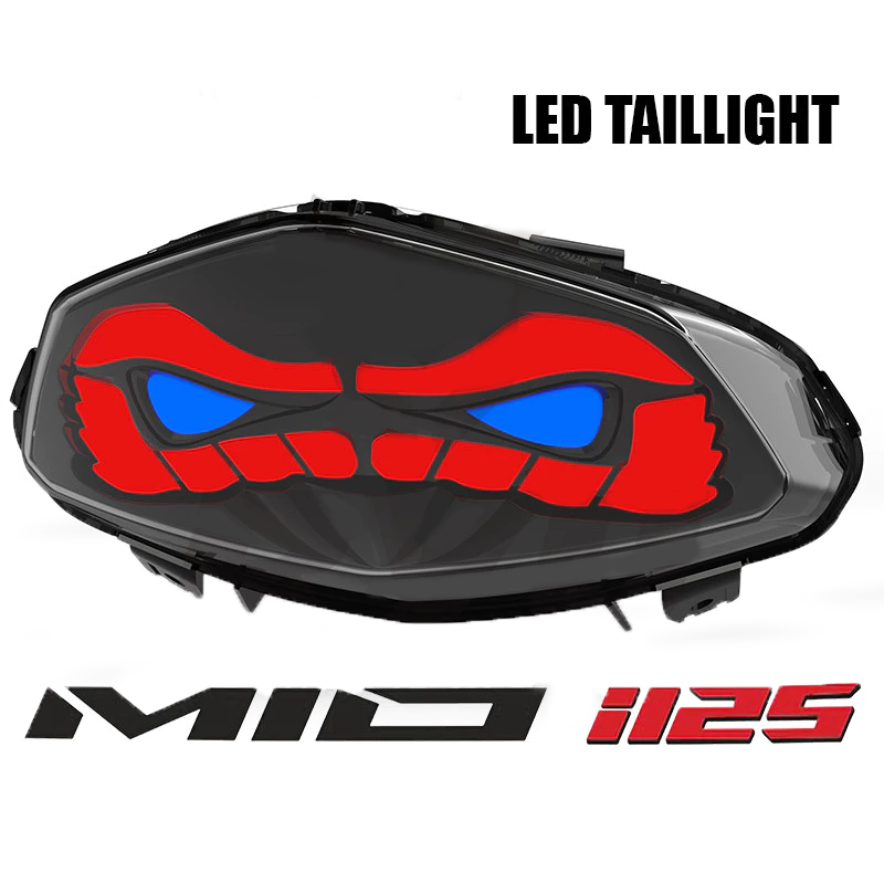 MIO Z/M3/MIO I 125 Lazy Eyes Brake light Motorcycle Tail Light LED ...