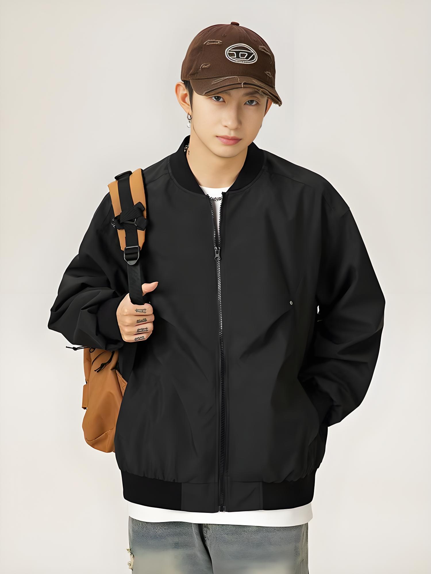 Pinakamurang Korean bomber jacket – Unisex mataas ang kalidad crew neck ...