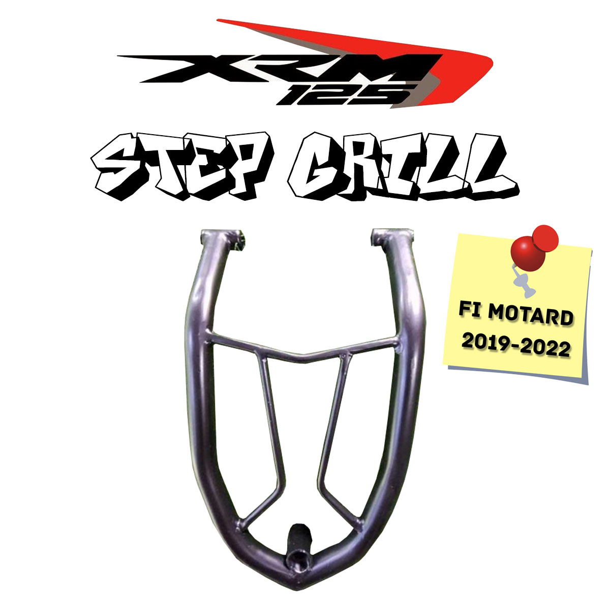Honda XRM 125 - Step Grill (Carb-Motard-Digital) | Shopee Philippines