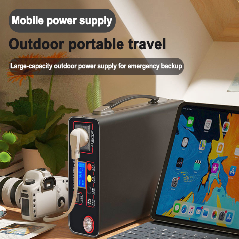 Portable Power Station Outdoor Solar Generator Fast Charge Large ...