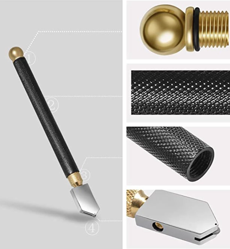 GLASS CUTTER TOOL–Carbide Wheel with Oil Lubrication for Windows ...