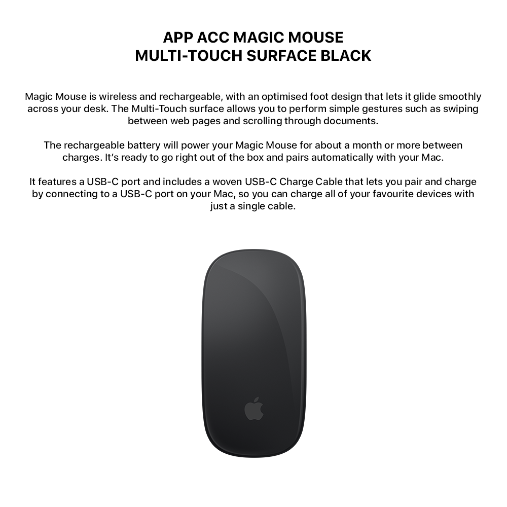 Apple Magic Mouse (USB‑C) Multi-Touch Surface | Shopee Philippines