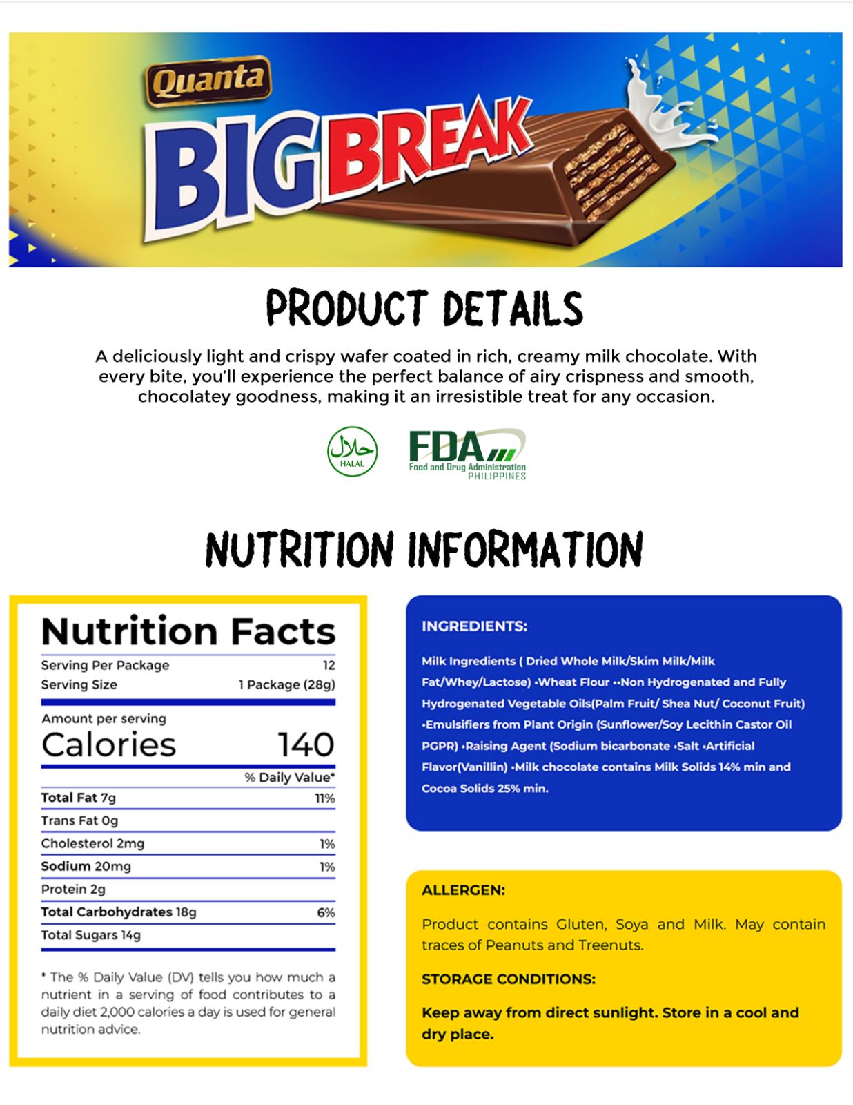 Quanta Break Supa Crunchy Wafer Fingers & Quanta Yonkers Bundle with ...