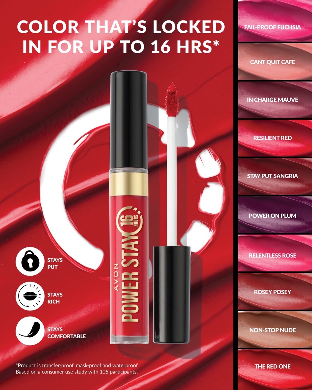 AVON Power Stay 16-Hour Matte Lip Color | Shopee Philippines