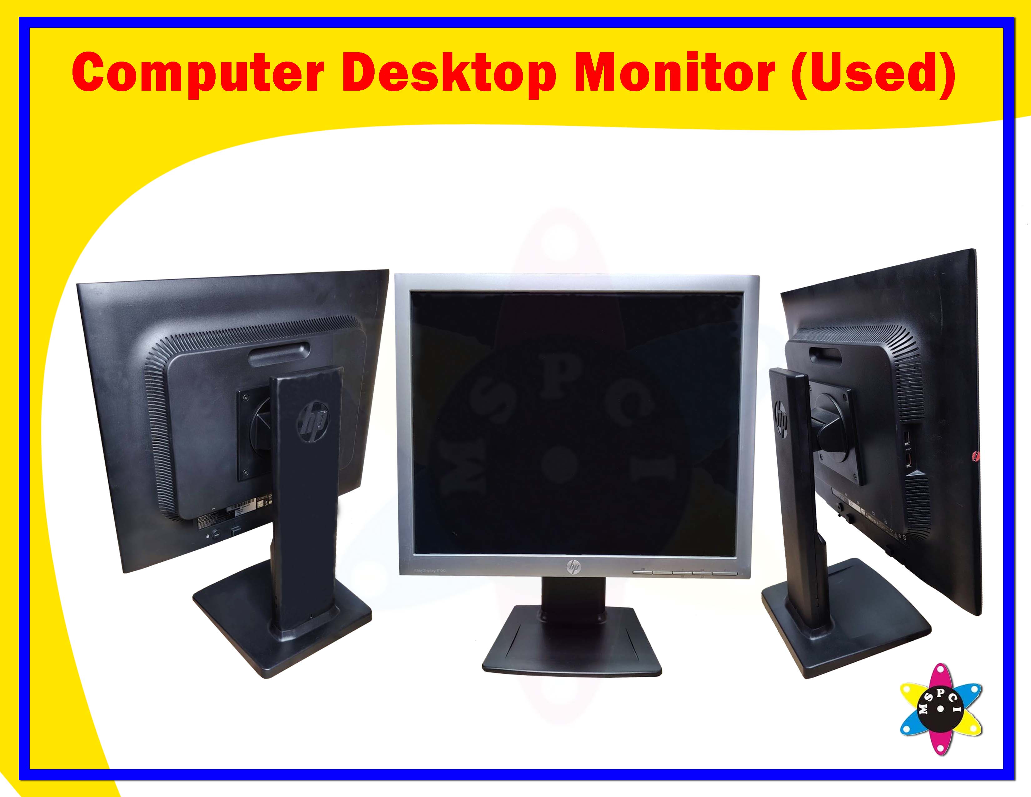 HP LED back light 19" square Monitor Desktop Monitor (Used) (Preloved ...