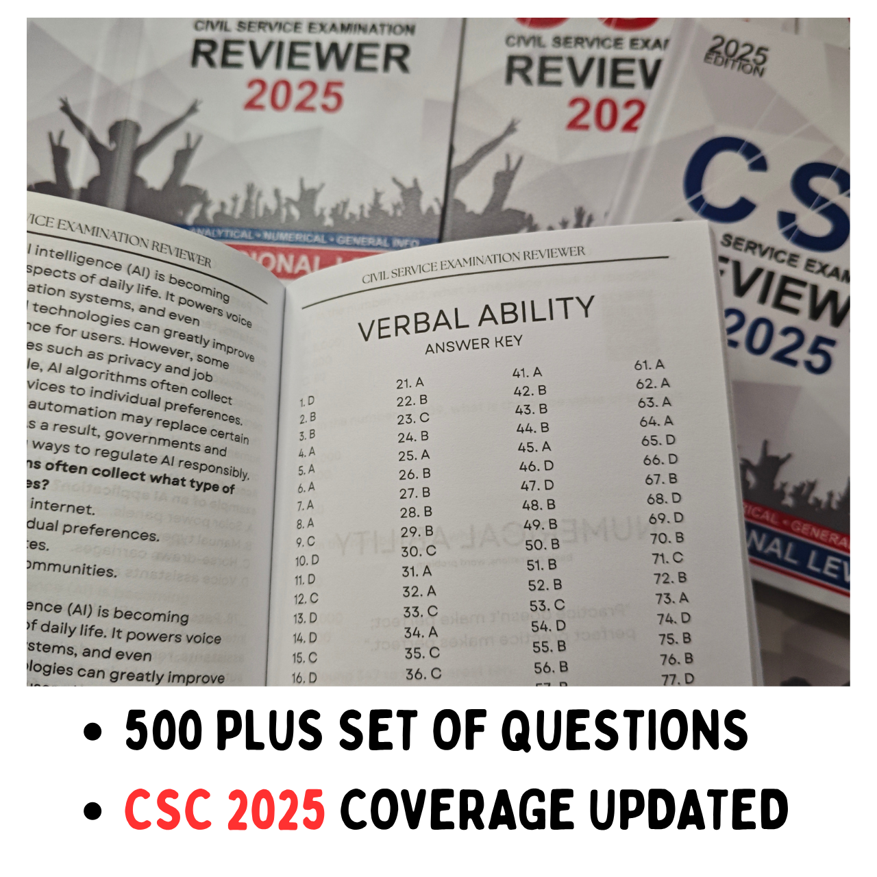 CSE Civil Service Exam reviewer 2025 (UPDATED) | Shopee Philippines