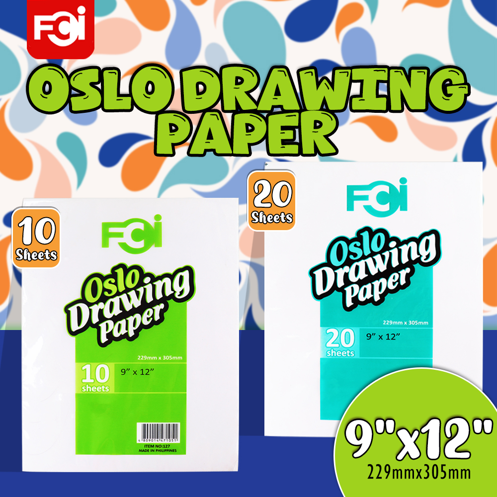 FCI Oslo Paper 9x12 10/20 sheets per pack School and office paper sold ...