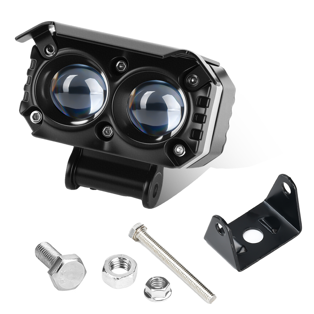 Original TDD Headlight for Motorcycle Car With Bracket YELLOW-WHITE ...