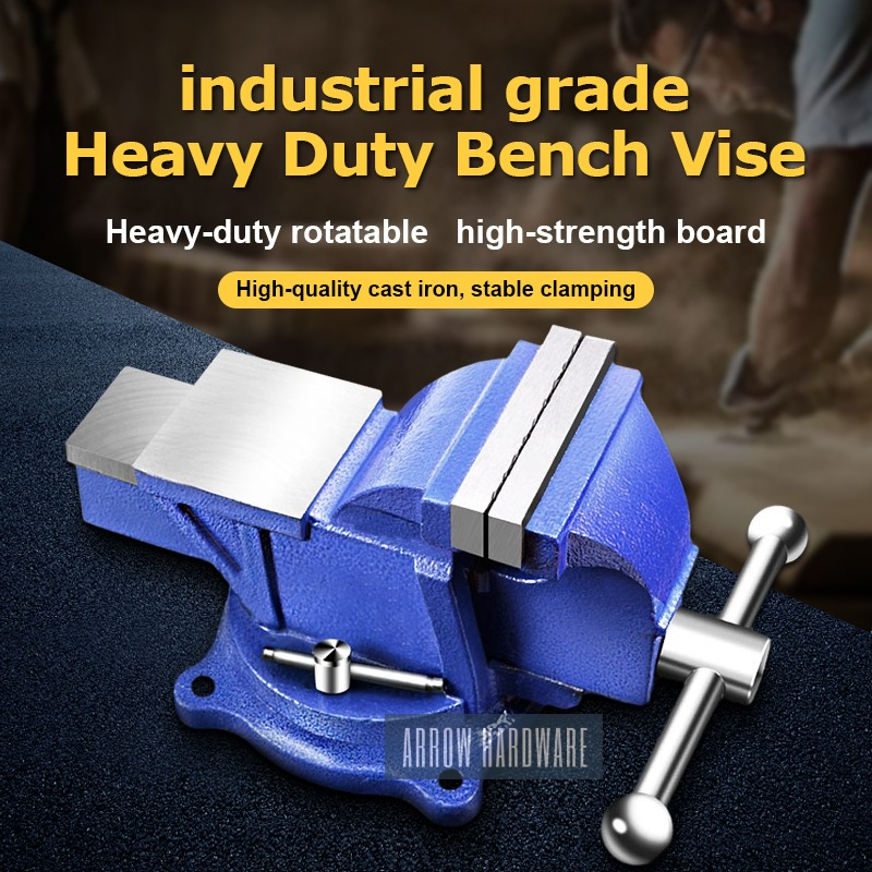 Durable 4" Cast Iron Anvil Bench Vise –Heavy Duty | Shopee Philippines
