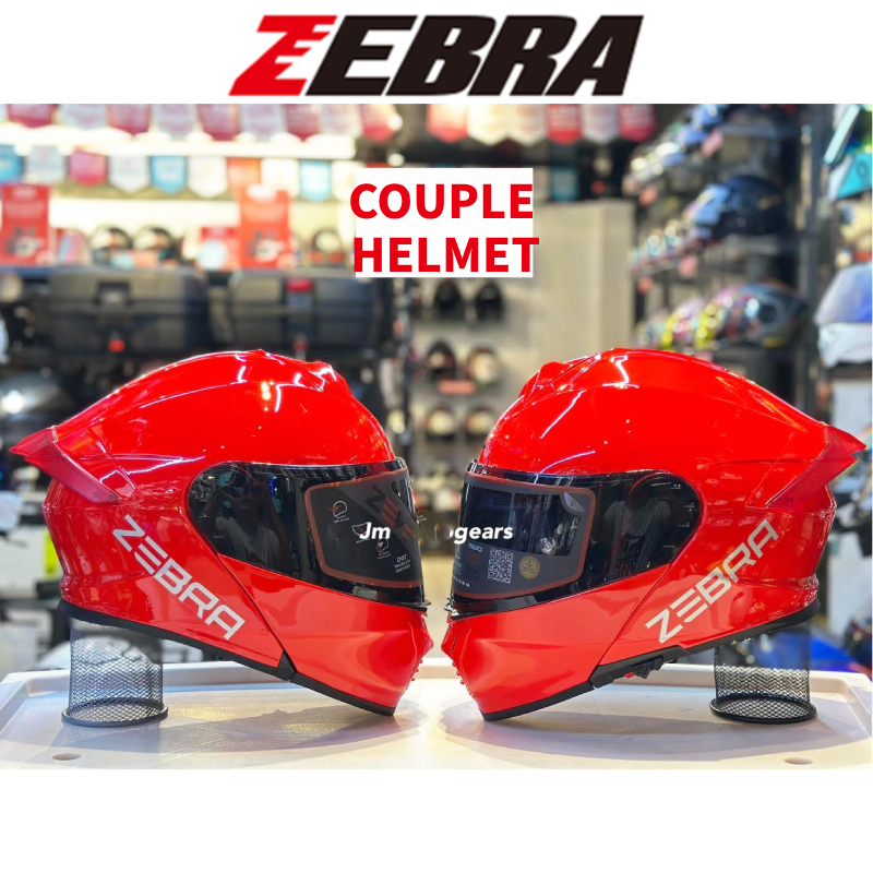ZEBRA couple Modular helmet full face Buy 1 Take 1 Couple Helmet Full ...