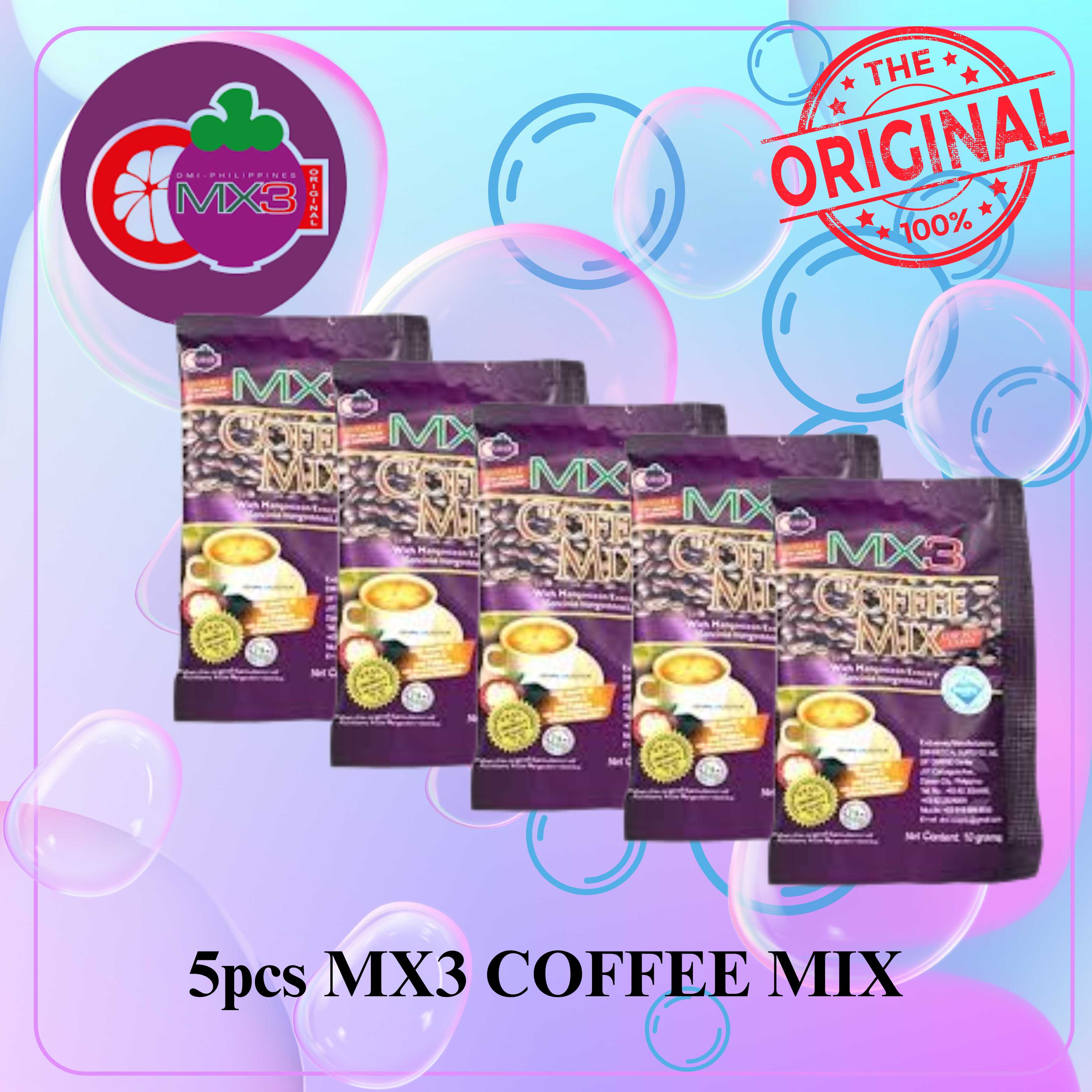 Buy 2 Take 1 MX3 Coffee Mix Low Acid Coffee with Mangosteen 10g/Sachets in 10 Sachets | Shopee ...