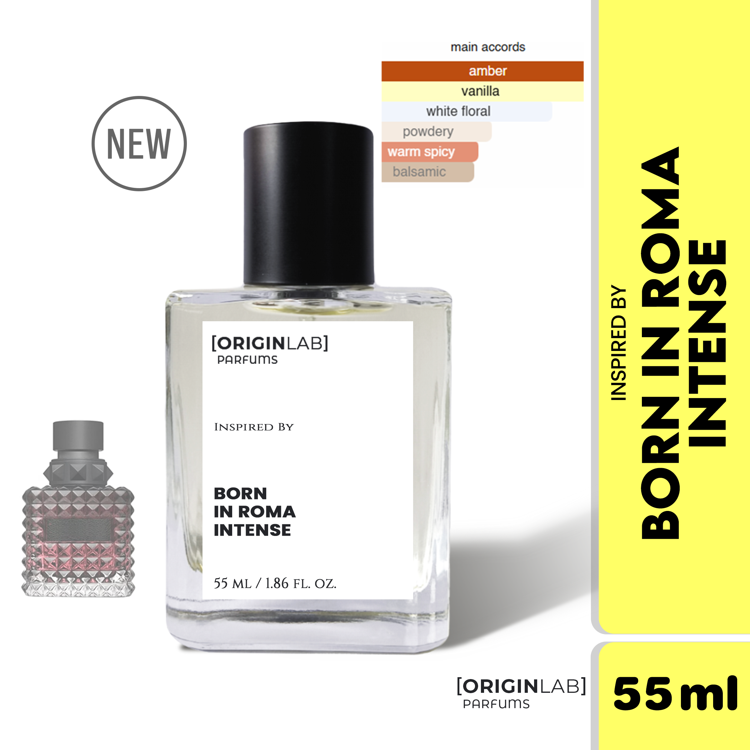 OriginLab - BORN IN ROMA INTENSE - Inspired Perfume for Women 30% Oil ...