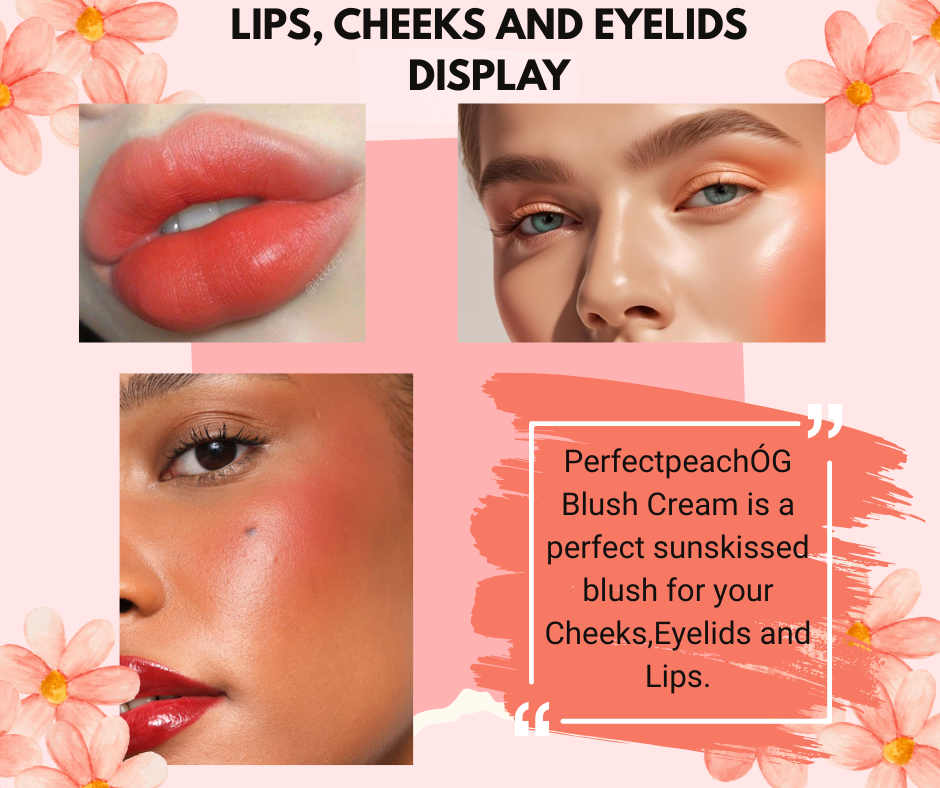 Instabeaute Instantpink + Perfectpeach Blush Cream - Natural & Glowing ...