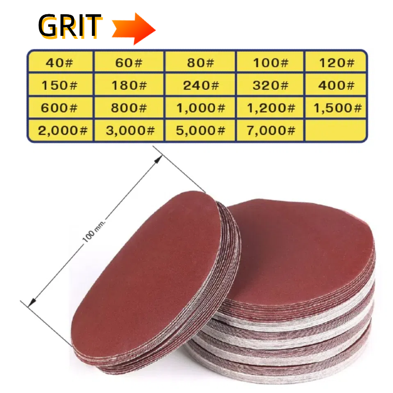 Sanding Disc 4inch Grinding Sand Disc 60-7000 Grit Self-adhesive ...