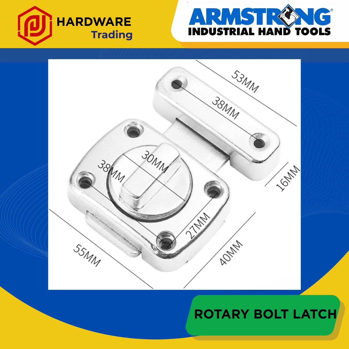 ARMSTRONG UNIVERSAL TWIST LOCK, ROTARY BOLT LATCH- BFL | Shopee Philippines