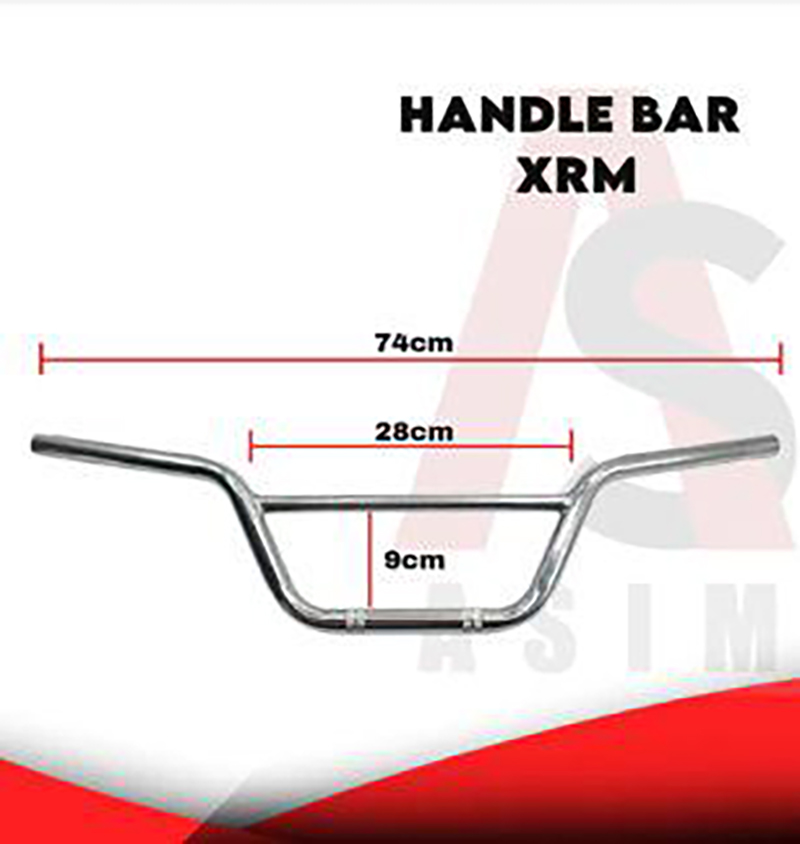 Motorcycle Yamato Tmx/Xrm Handle Bar Black / Silver Titanium Made From ...