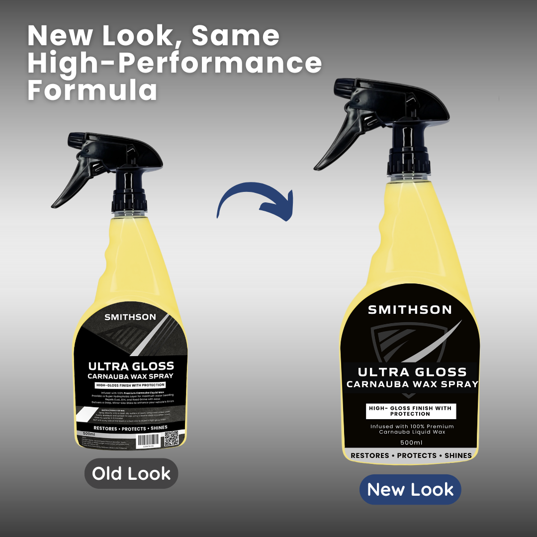 Smithson Carnauba Wax Spray 500ml Premium Car Wax High Glossy and ...