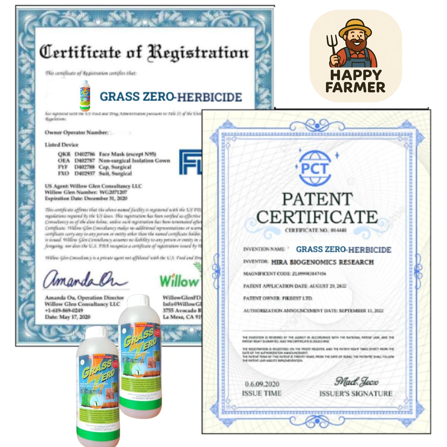 Grass Zero / GrassZero (Glyphosate) / Post Emergent Herbicide / Weed ...