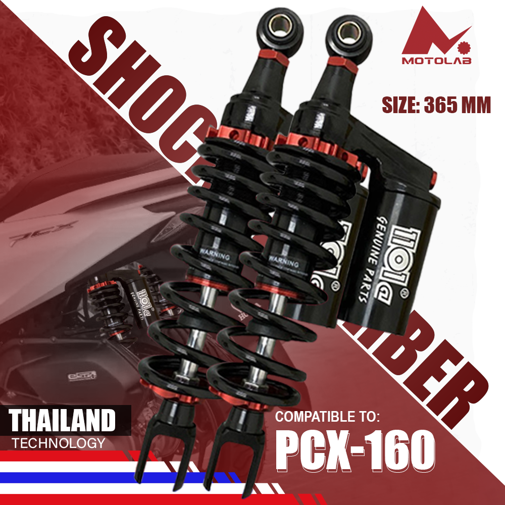 [LIVE EXCLUSIVE] HONDA PCX-160 SILVER SERIES SHOCK ABSORBER ADJUSTABLE ...