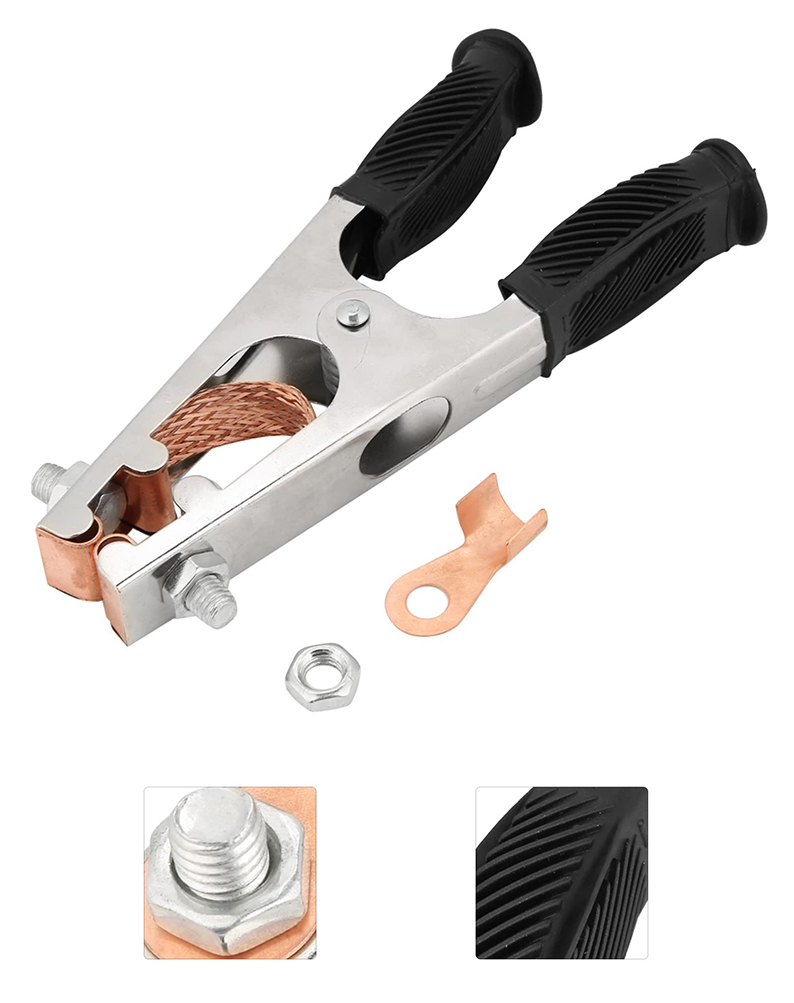 300A 500A Welding Earth Ground Cable Clip Clamp Welding Electrode ...