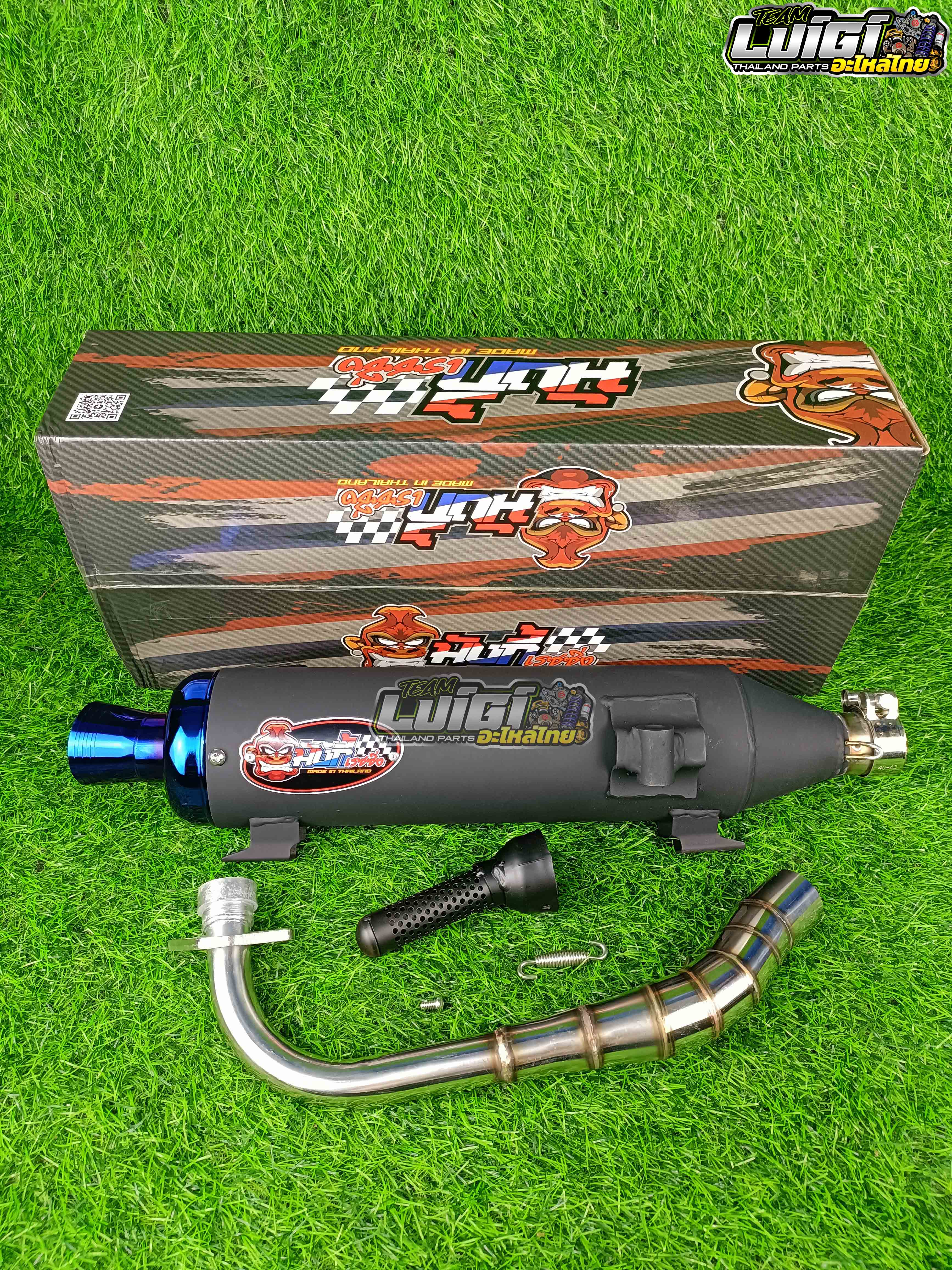 YAMAHA MIO SOULTY HUN PIPE 2 IN 1 TITANIUM TIP POWER PIPE | Shopee ...