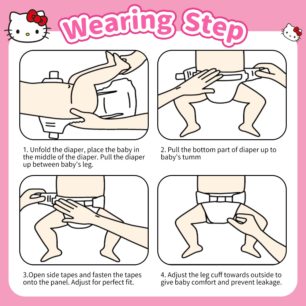 BUY 1 TAKE 1! Hello Kitty Baby Diapers & Pants Essential Edition 4x ...