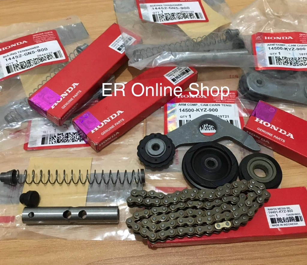 Honda Genuine XRM125 FI/RS125 FI TIMING CHAIN, Roller Guide Set ...