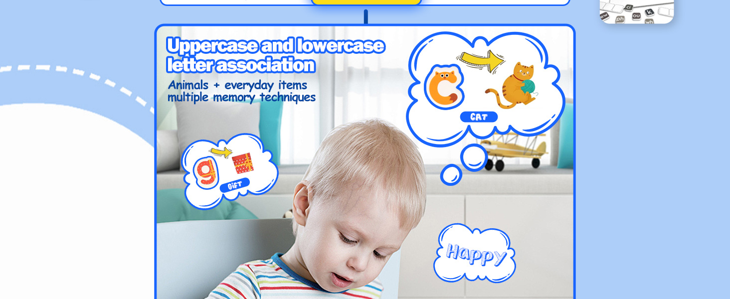 NIKO Magnetic Alphabet ABC Letters Spelling Book Early Education Toy ...