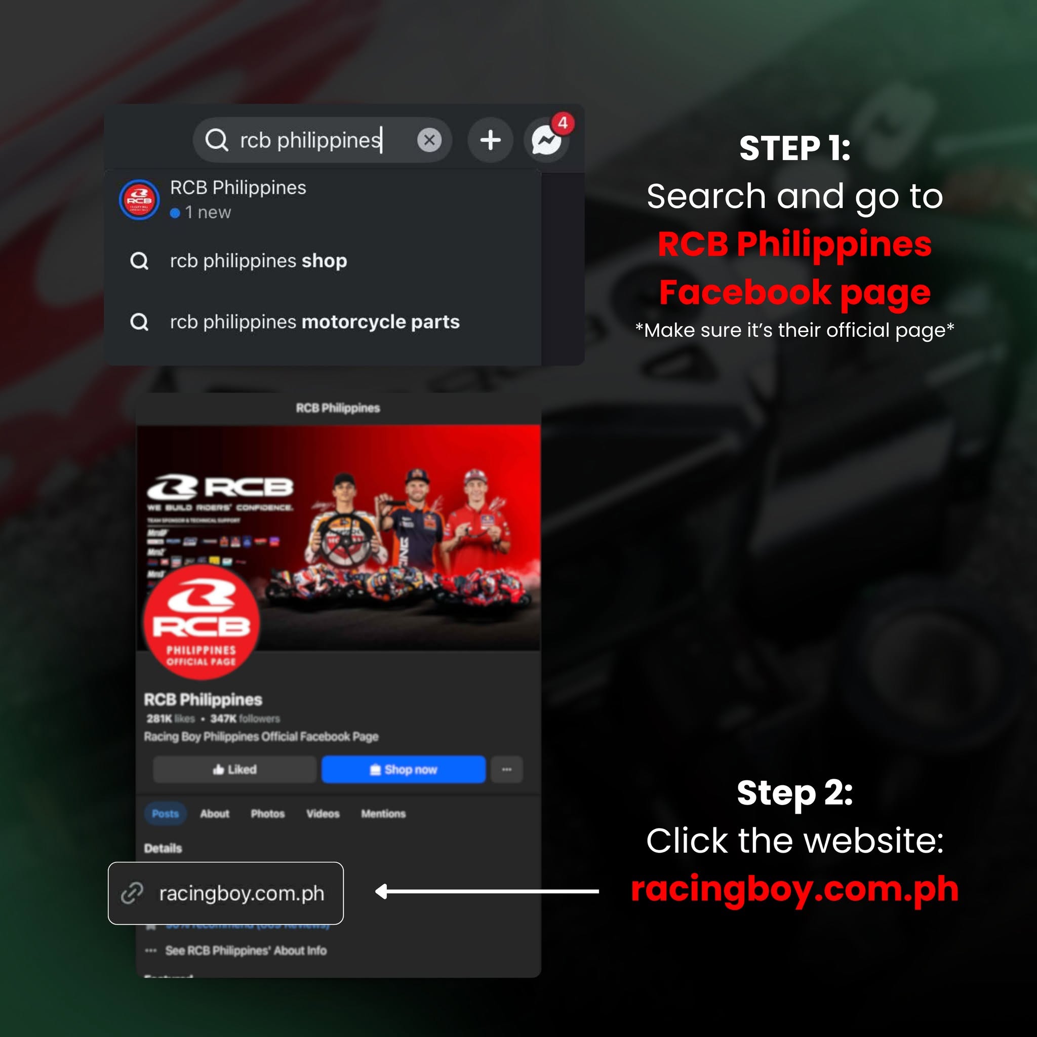 RCB DUAL ABSORBER VD SERIES FOR XMAX & PCX 160 – 350mm | Shopee Philippines