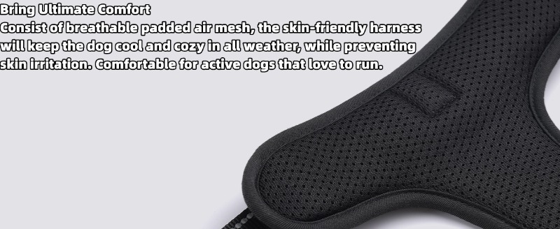 Tactical Y-Shape Harness for Large/Aggressive Dogs - No-Pull Heavy-Duty ...