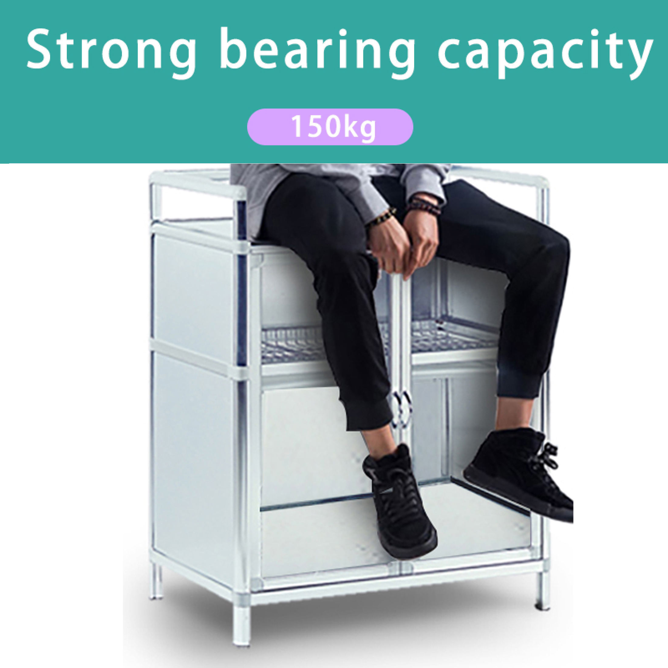 2/3 Layer Multifunctional Kitchen Aluminum Alloy Cabinet – Economical ...