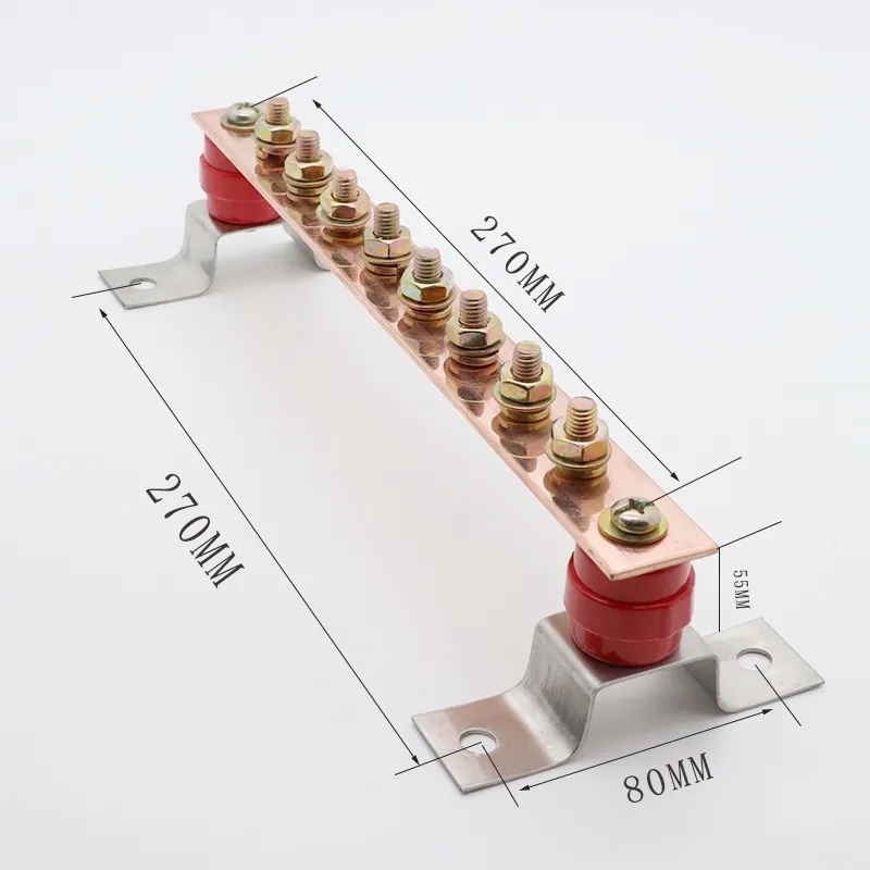 3x30/4x60 grounding copper bar, tinned copper bar, wiring copper bar ...