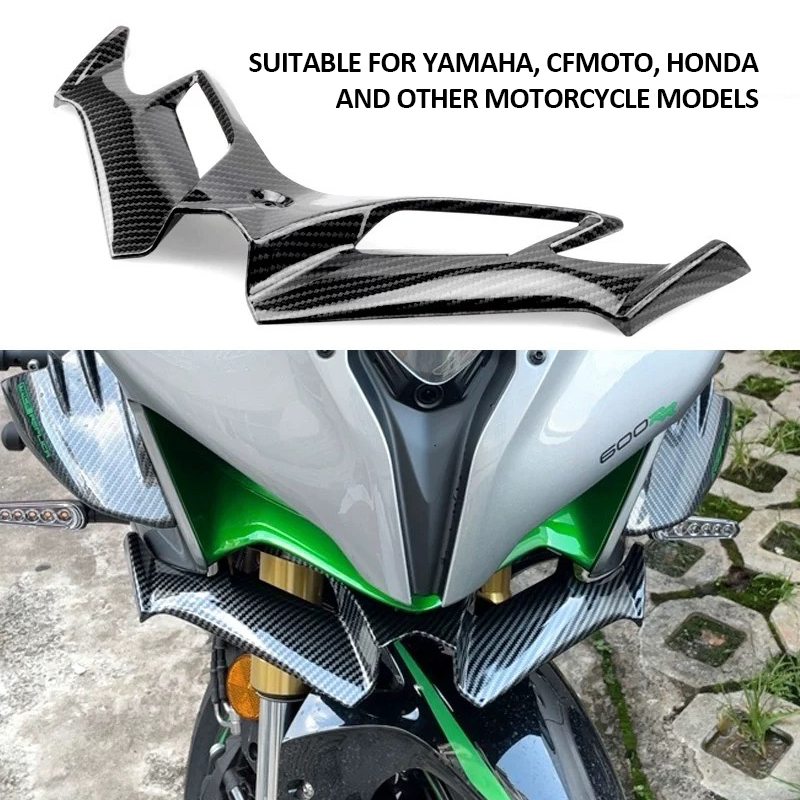 Models Motorcycle Winglet Aerodynamic Wing Kit Spoiler for Honda Click ...