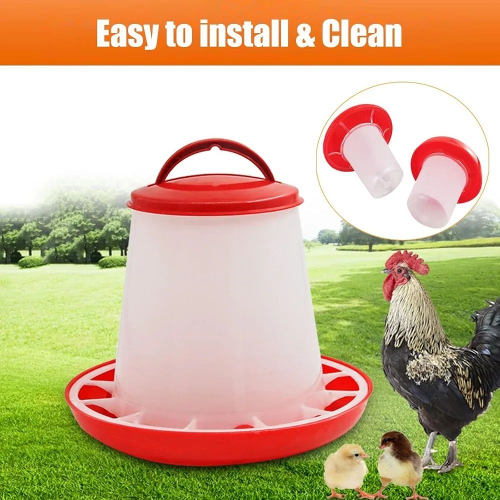 【BUY 1 TARE 1 】 Automatic Chicken Feeder Drinker Fowl Chicken Poultry ...