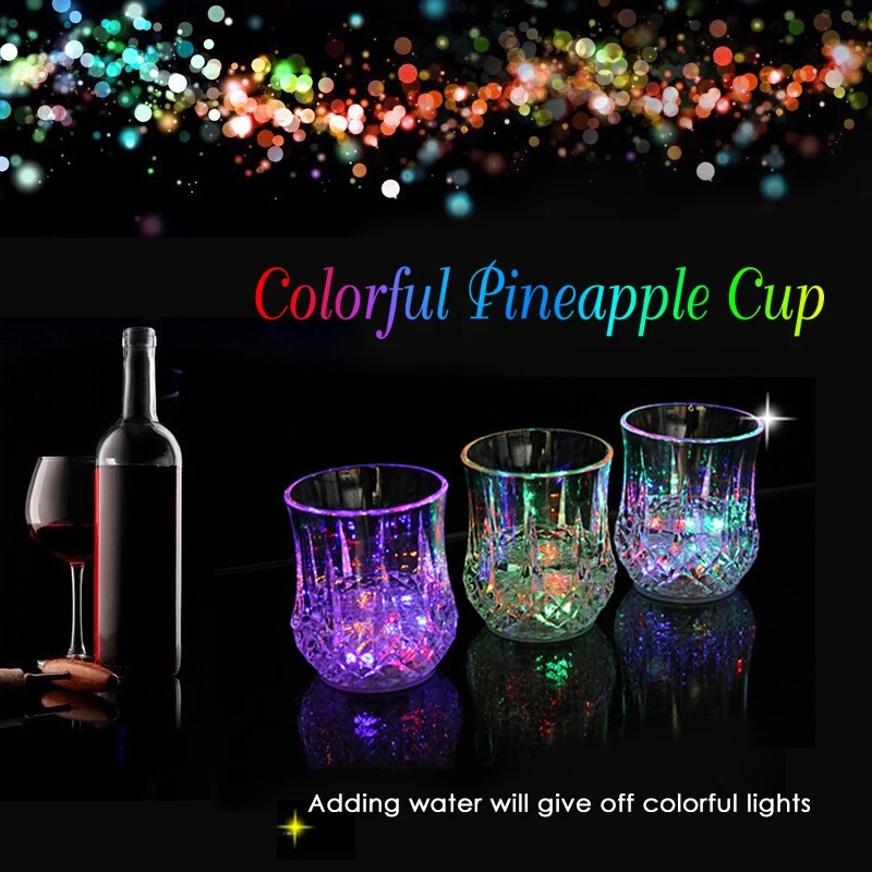 Light Up Cups Luminous Water Cup Colorful LED Glowing Beer Cup for ...
