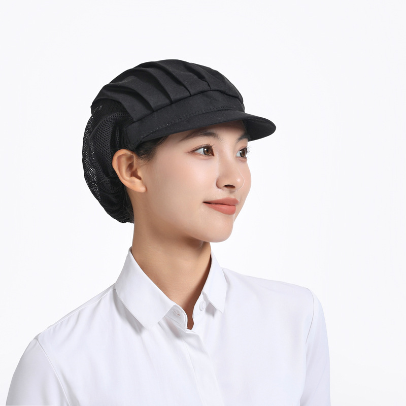 Chef Hat Restaurant Waiter Hair Net Breathable Dust-Proof Kitchen ...
