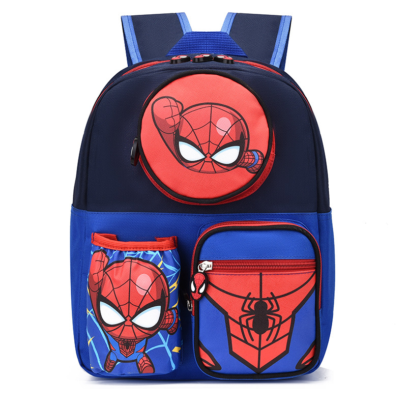 Kids Paradise Marvel-Themed Backpack for Boys Iron Man Spider Man ...