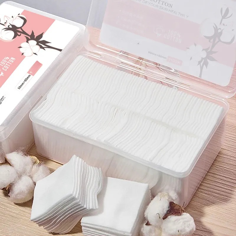 220 PCS Disposable Cotton Pad Cosmetic Makeup Remover Cotton Pads Face ...