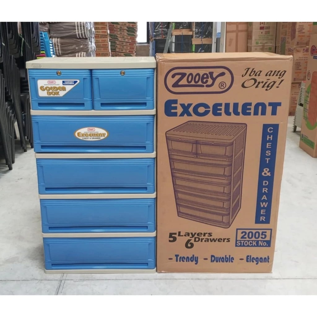 Zooey Excellent Drawer Stock no.2005 (5LAYER & 6LAYER) RANDOM COLOR ...