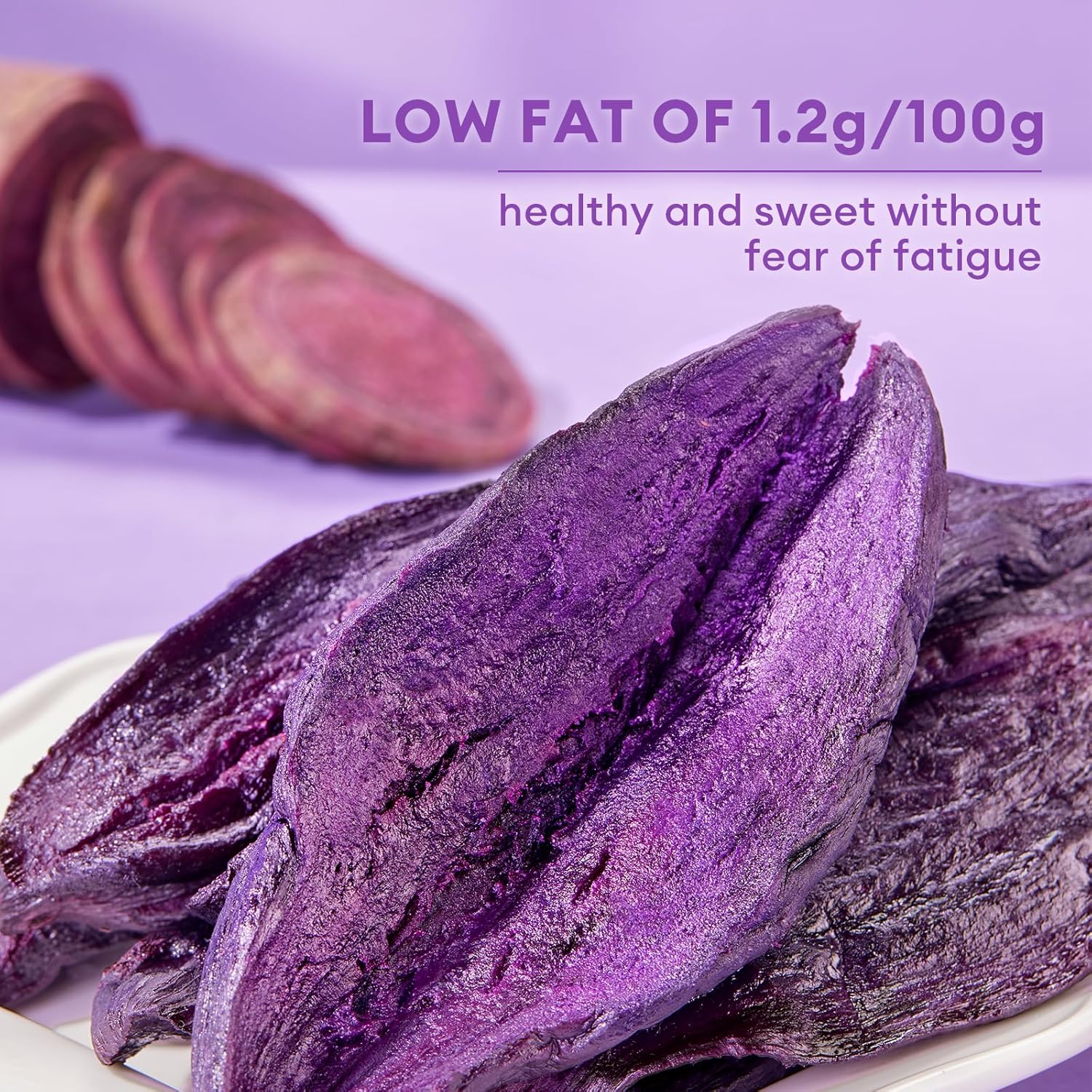 [ Buy 1 Get 1 ] 3F FOOD Dried Purple Sweet Potato - Healthy Vegan Snack ...